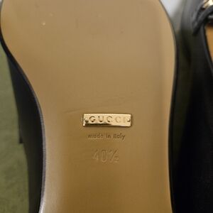 Gucci | Shoes | Gucci Womens Interlocking G Apron Toe Loafers Black B ...